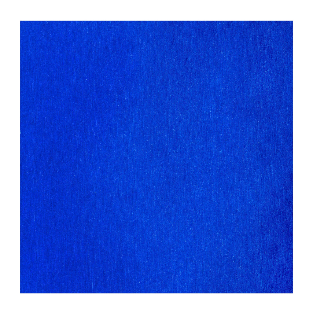Blue Foil Wrapping Paper | Taffeta Style Metallic Blue Wrapping Paper