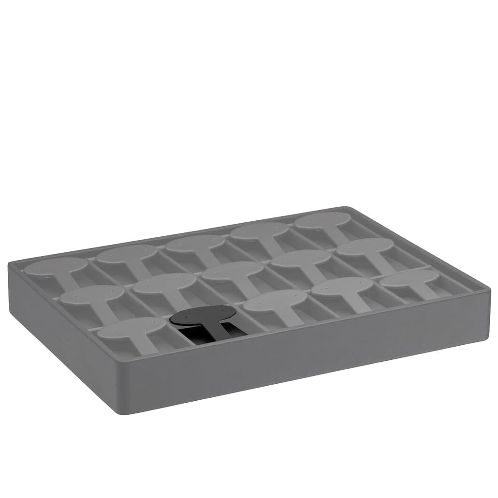 Large Stackable Long Earring Tray Displays 15 Earrings on T-Bars