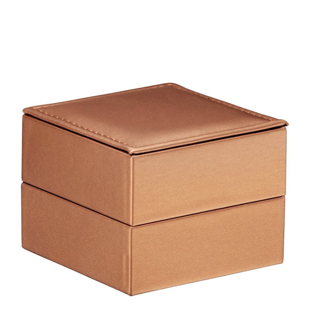 Luxury Leather Large Hoop Earring Box, Opulent Collection