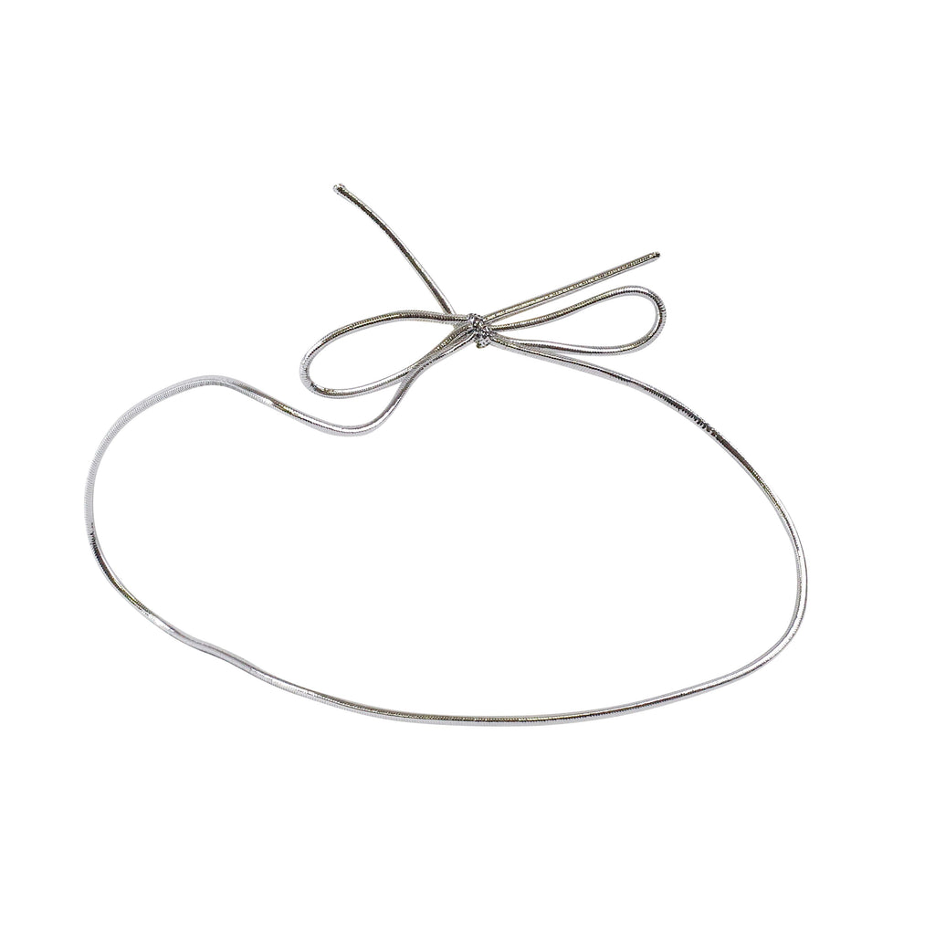 10" Metallic Stretch Loop Bow - 50 Pack