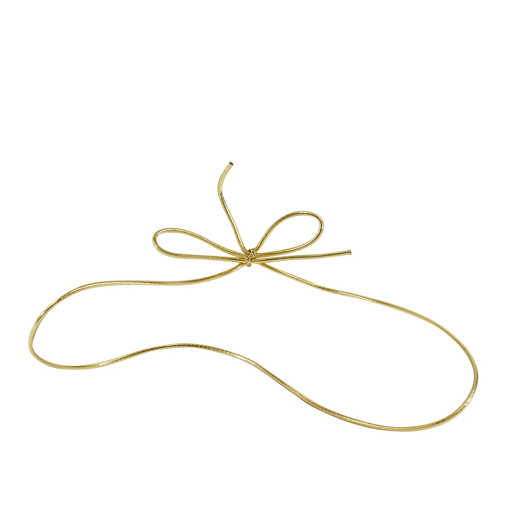 14" Metallic Stretch Loop Bow - 50 Pack