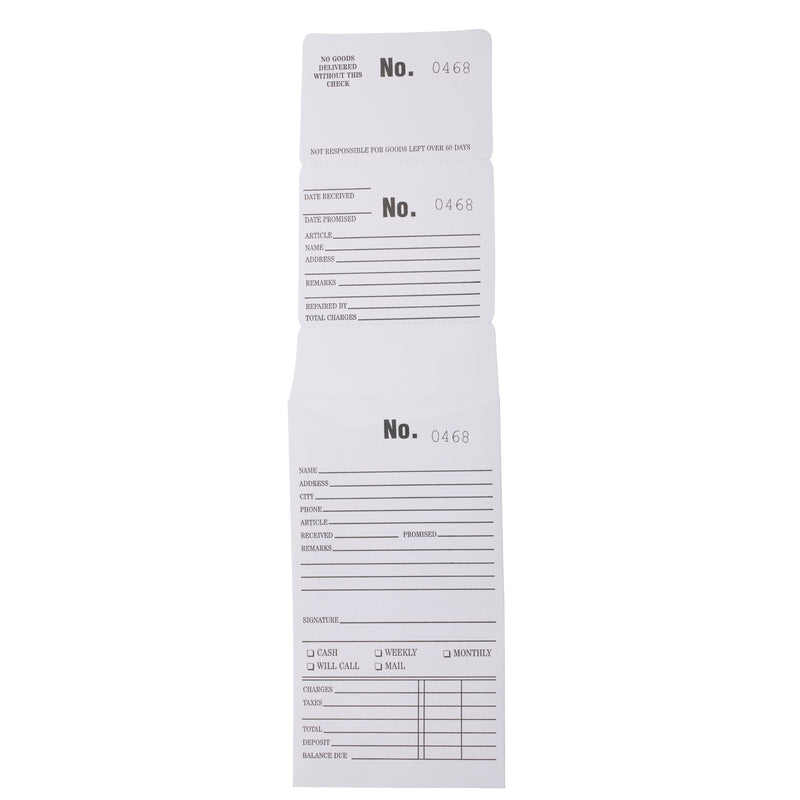 Jewelry Repair Envelopes, #8001-9000, White, Box of 1,000