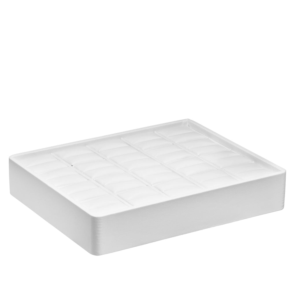 Small Stackable RingTray | Fits 20 Rings | Faux Leather Ring Trays