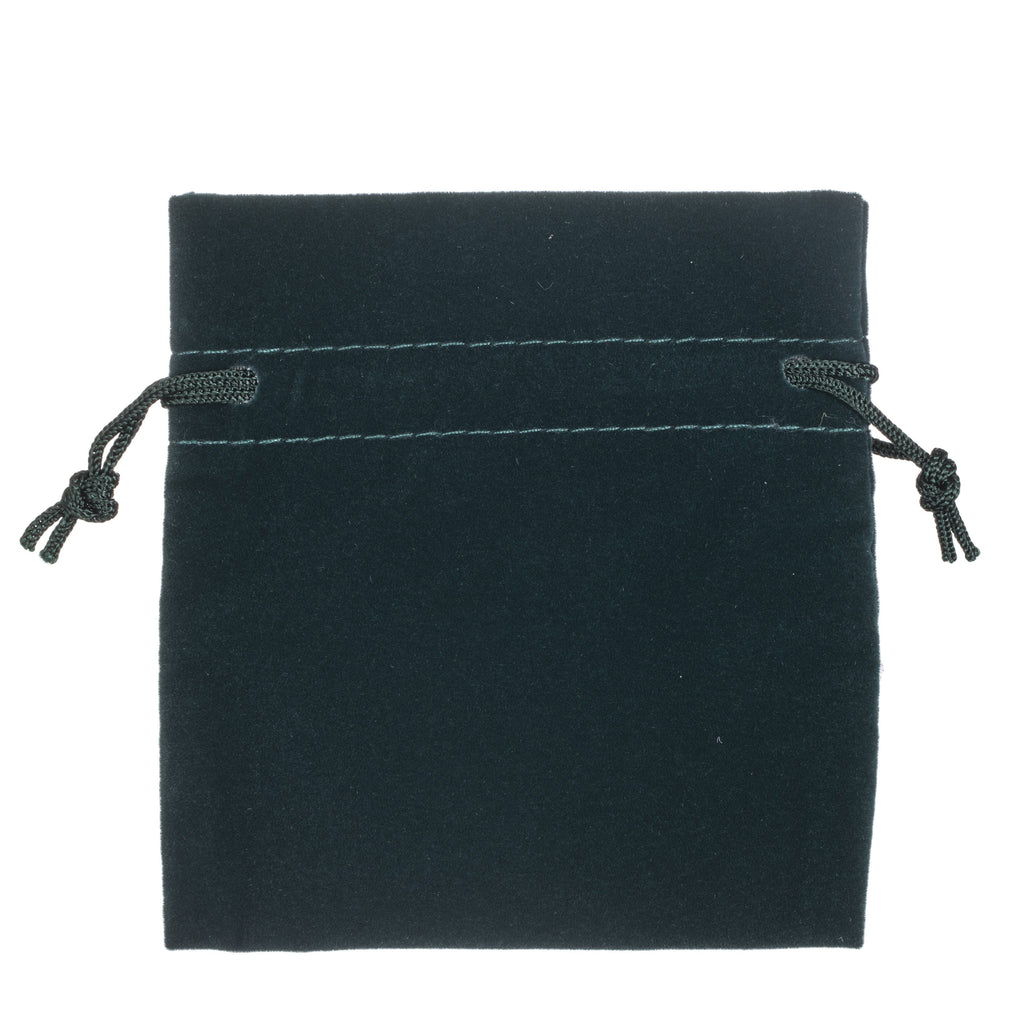 Medium Drawstring Rectangular Velveteen Jewelry Pouches | Wholesale